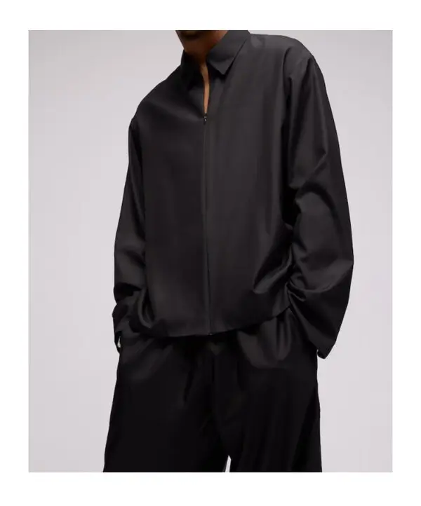 Gucci Technical Poplin Zipped Shirt