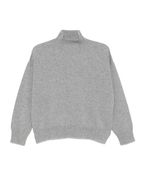 D.exterior High-neck Knit Sweater