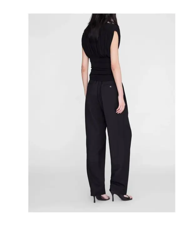 ANINE BING Sleeveless Knit Top With High Neck