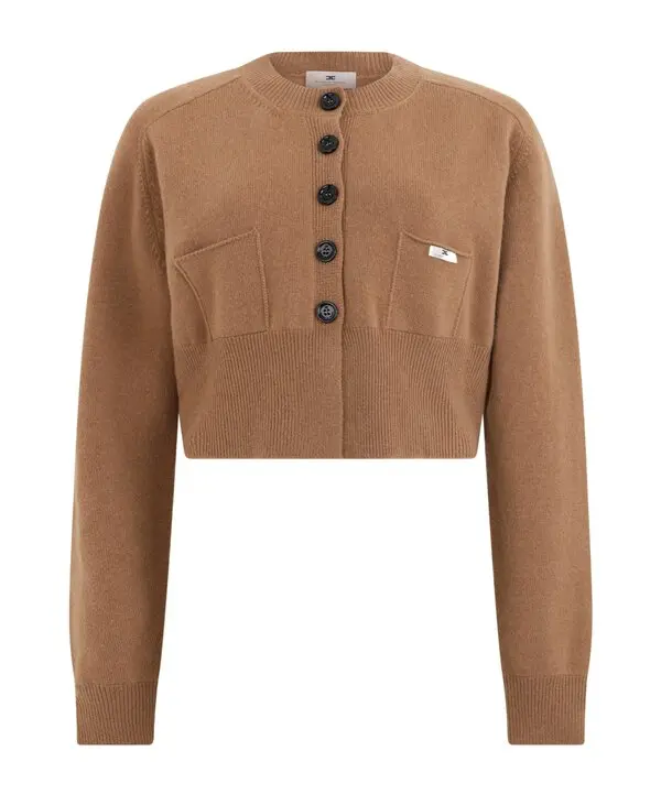 Elisabetta Franchi Ribbed-knit Crew-neck Top