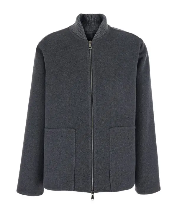 Fabiana Filippi Zip Front Collar Coat