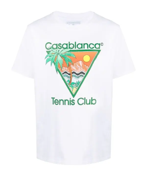 Casablanca Logo-print Short-sleeve T-shirt