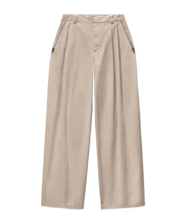 Alexander Wang Side Zip Mid-rise Tailored Pant