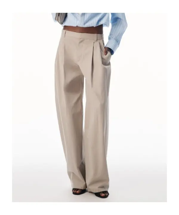 Alexander Wang Side Zip Mid-rise Tailored Pant