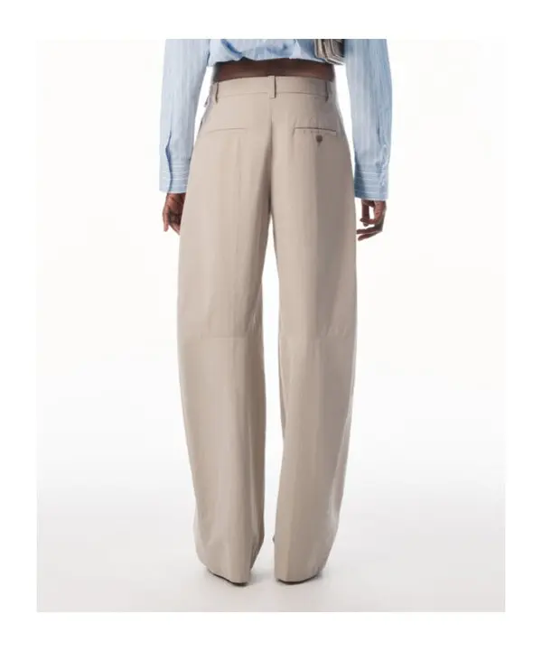 Alexander Wang Side Zip Mid-rise Tailored Pant