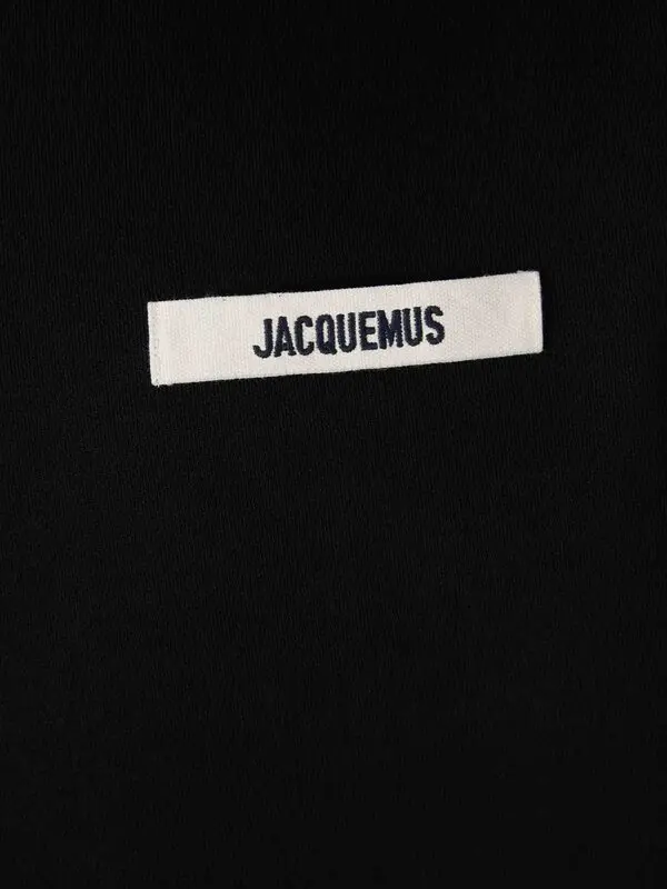 Jacquemus Long-sleeved Hoodie - Black