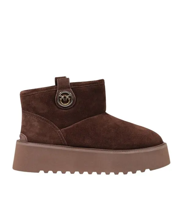 Pinko Round Toe Platform Boots