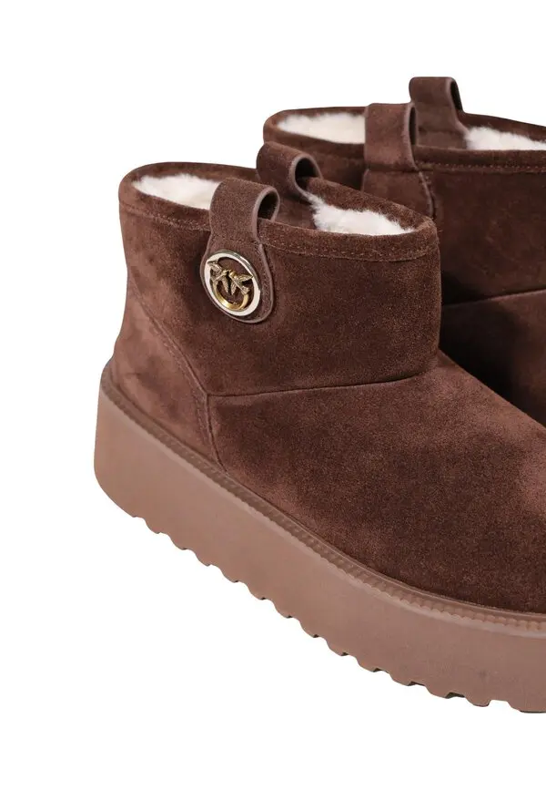 Pinko Round Toe Platform Boots