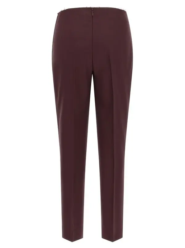 GIANLUCA CAPANNOLO Frayed Edge Casual Pants
