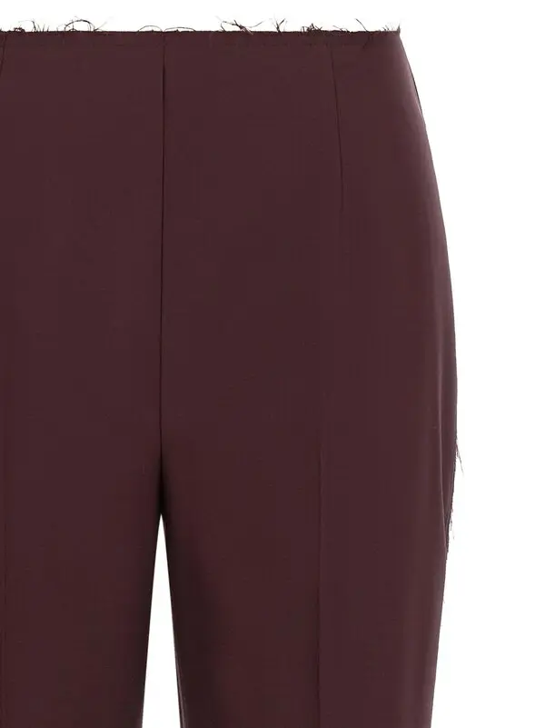 GIANLUCA CAPANNOLO Frayed Edge Casual Pants