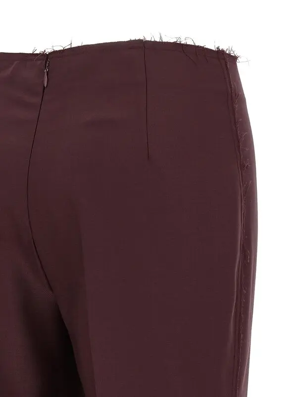 GIANLUCA CAPANNOLO Frayed Edge Casual Pants