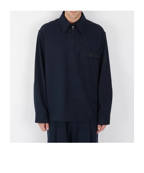 Studio Nicholson Half-zip Shirt