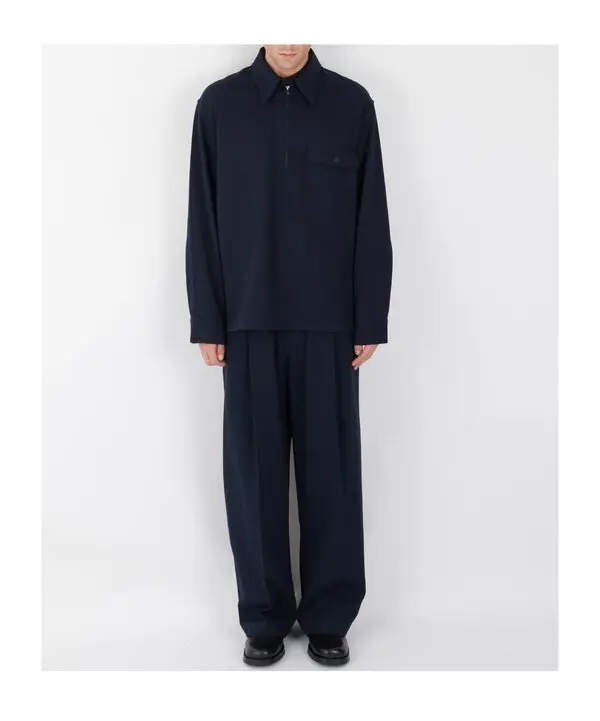 Studio Nicholson Half-zip Shirt