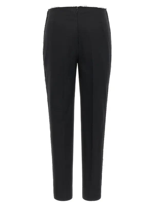 GIANLUCA CAPANNOLO Frayed Edge Casual Pants