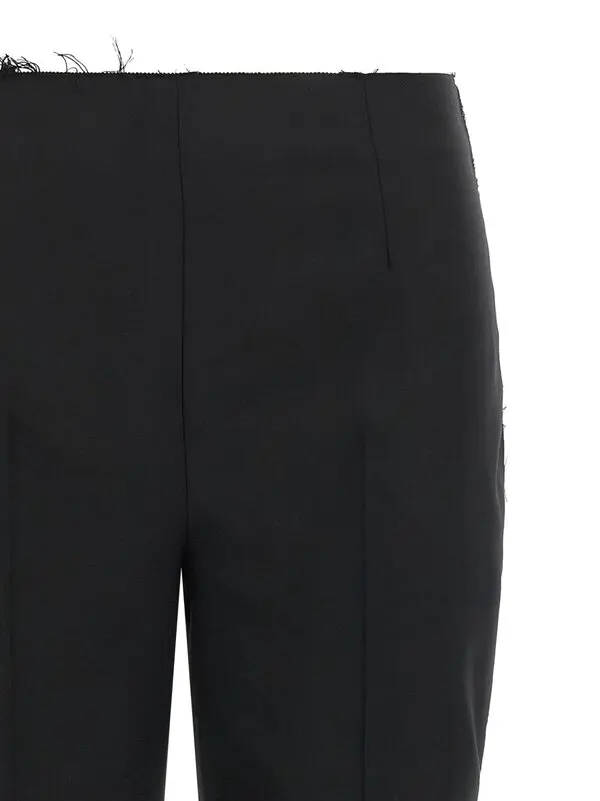 GIANLUCA CAPANNOLO Frayed Edge Casual Pants