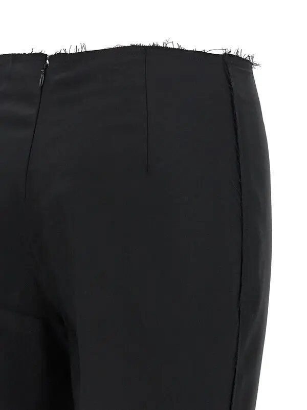 GIANLUCA CAPANNOLO Frayed Edge Casual Pants