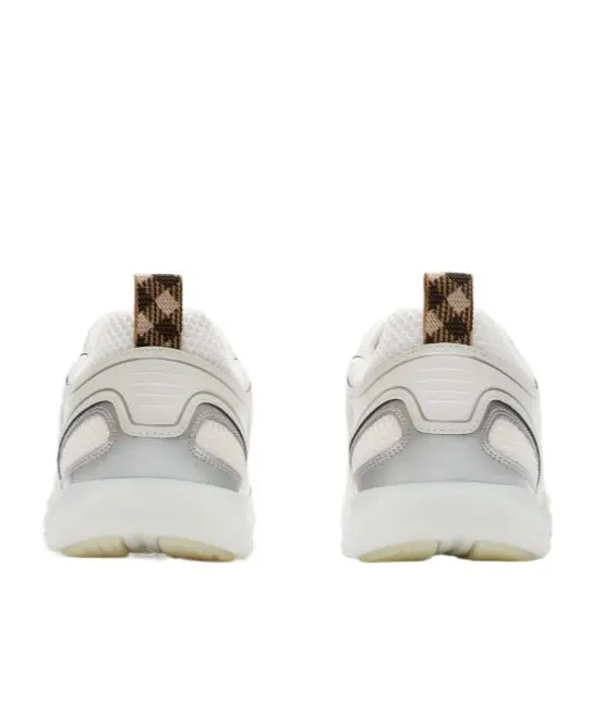 Burberry Matrix Sport Sneakers - Silver/white