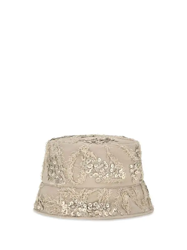 Brunello Cucinelli Sequin Embellished Bucket Hat