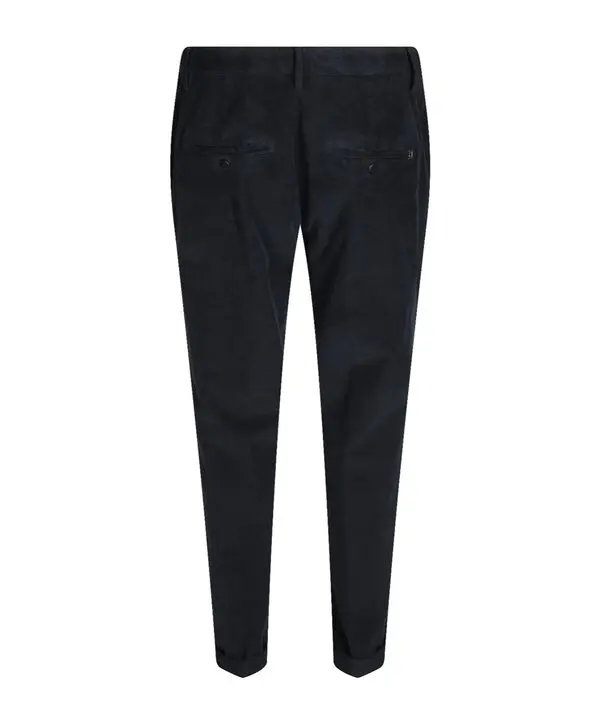 DONDUP Corduroy Straight Leg Cuffed Trousers