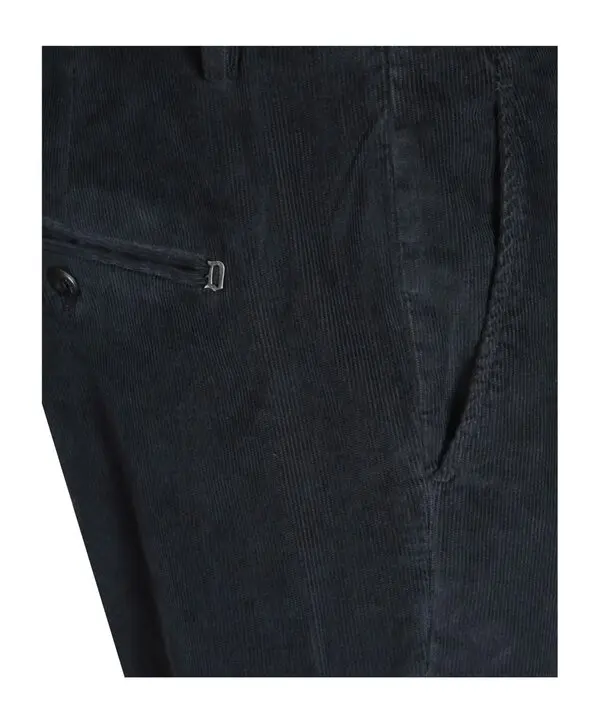 DONDUP Corduroy Straight Leg Cuffed Trousers