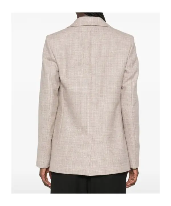 Fabiana Filippi Checked Pattern Single-breasted Blazer