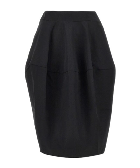 Jacquemus Solid Color Midi Skirt