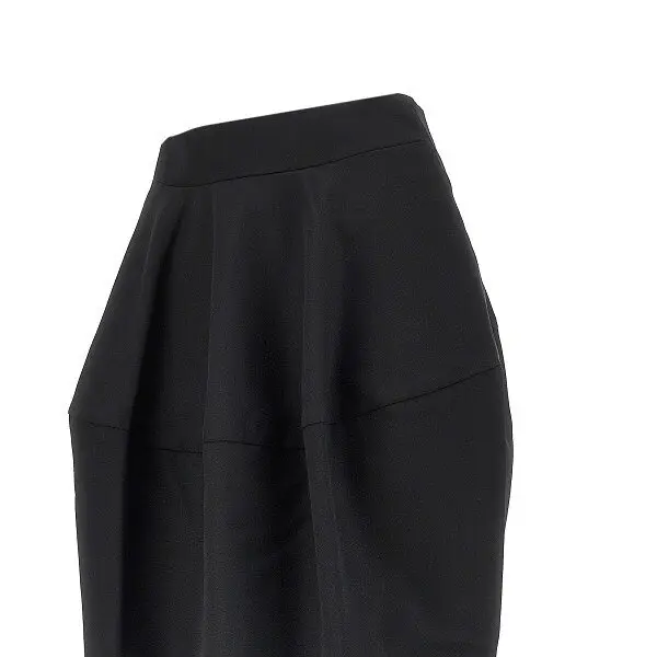 Jacquemus Solid Color Midi Skirt