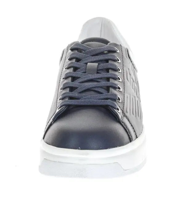 Emporio Armani Round Toe Lace-up Sneakers
