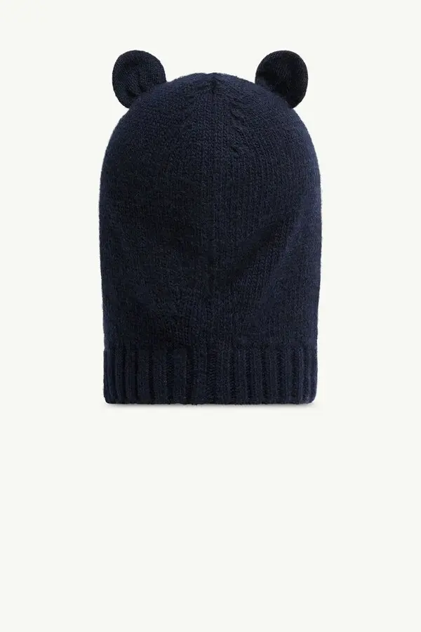 Moncler Wool Cashmere Balaclava With Teddy Bear Ears