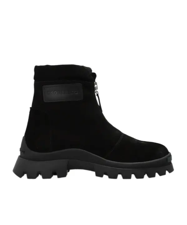 Dsquared2 Zippered Ankle Boots - Black