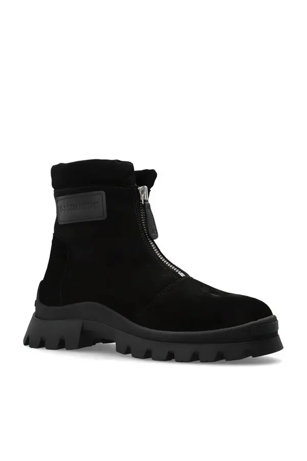Dsquared2 Zippered Ankle Boots - Black