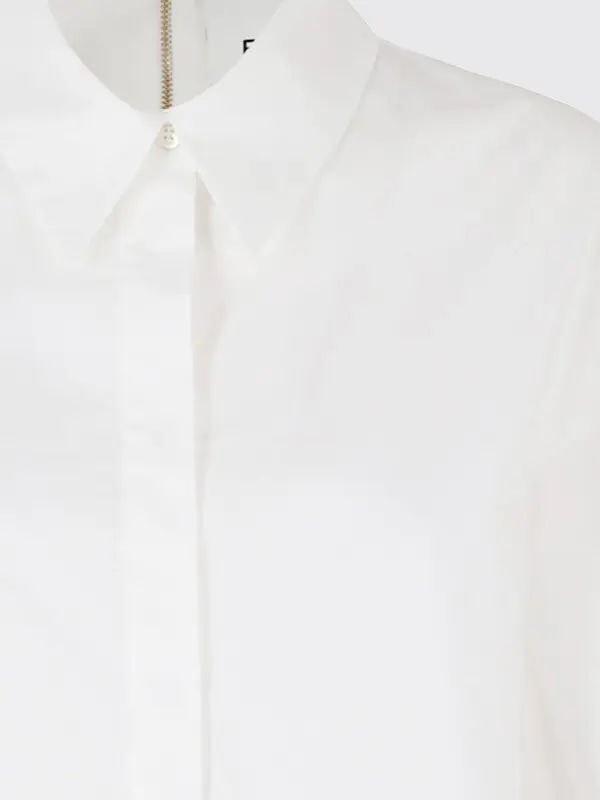 Erika Cavallini Long-sleeved Shirt With Fold-over Collar