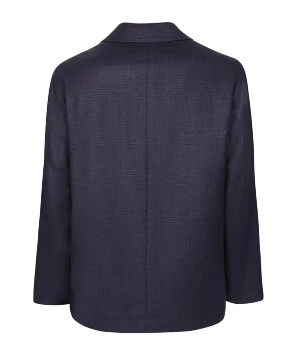 LARDINI Long-sleeve Jacket With Check Pattern