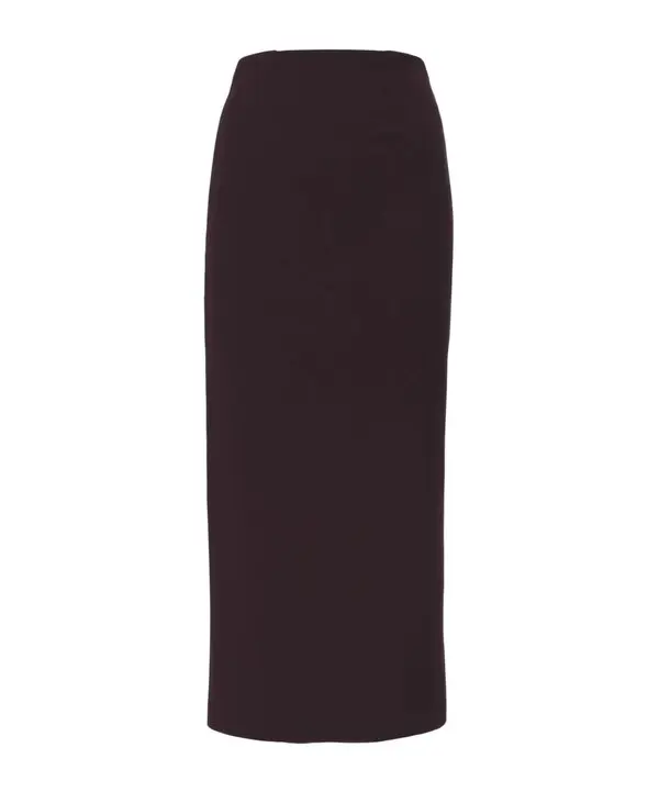 Roland Mouret Crêpe Pencil Skirt - Brown
