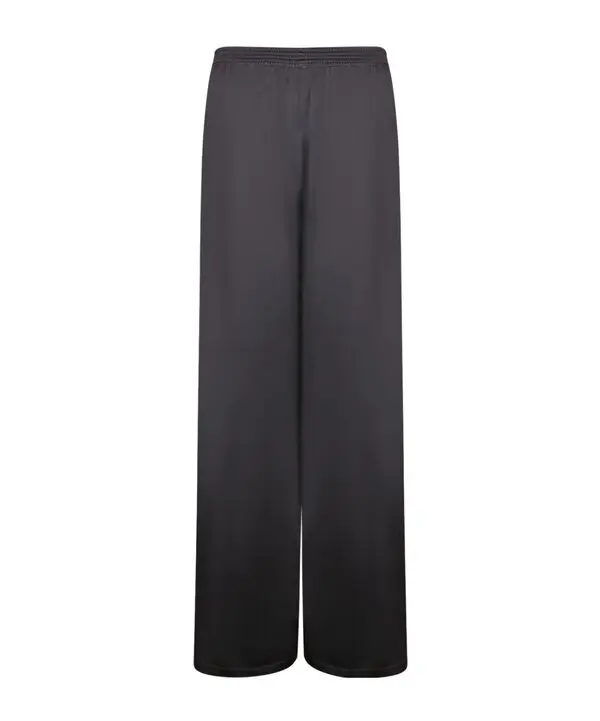 Fabiana Filippi Wide-leg Satin Trousers - Black