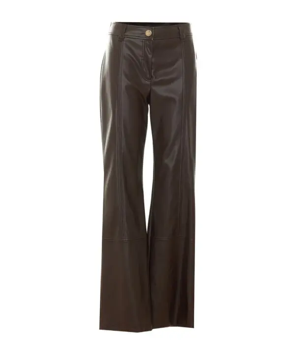 Liu Jo Faux Leather Wide-leg Pants