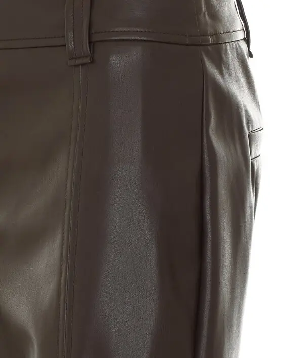 Liu Jo Faux Leather Wide-leg Pants