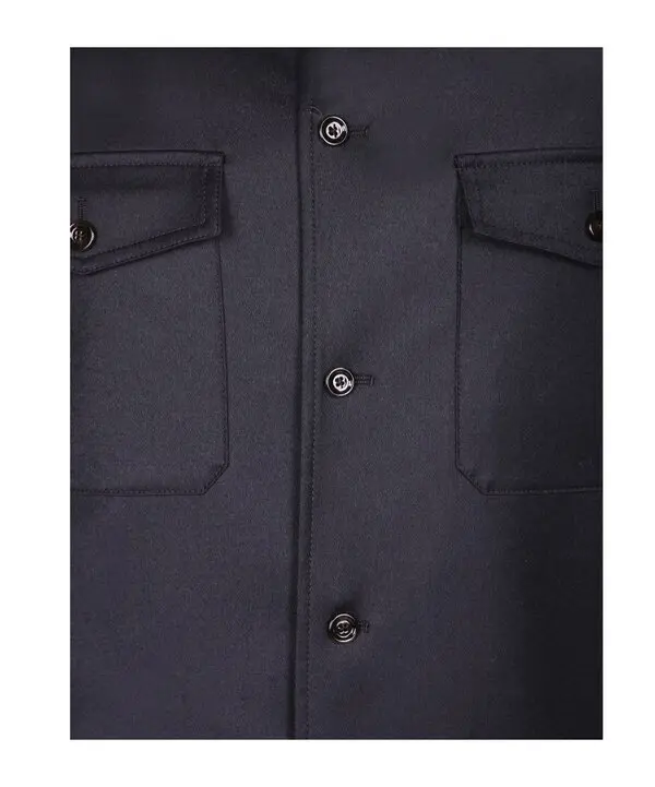 LARDINI Long Sleeve Casual Jacket