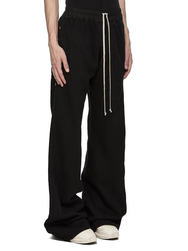 Rick Owens Wide Pusher Press-stud Track Pants
