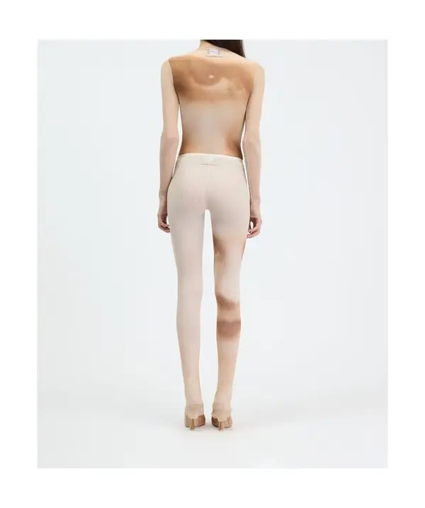 JEAN PAUL GAULTIER Face" Printed Mesh Trousers