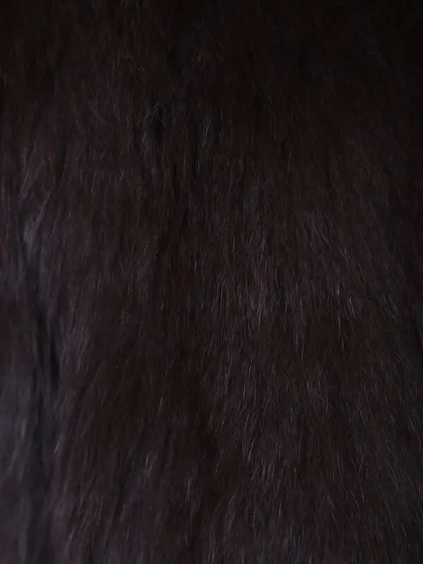 YVES SALOMON Fur Long Sleeve Jacket