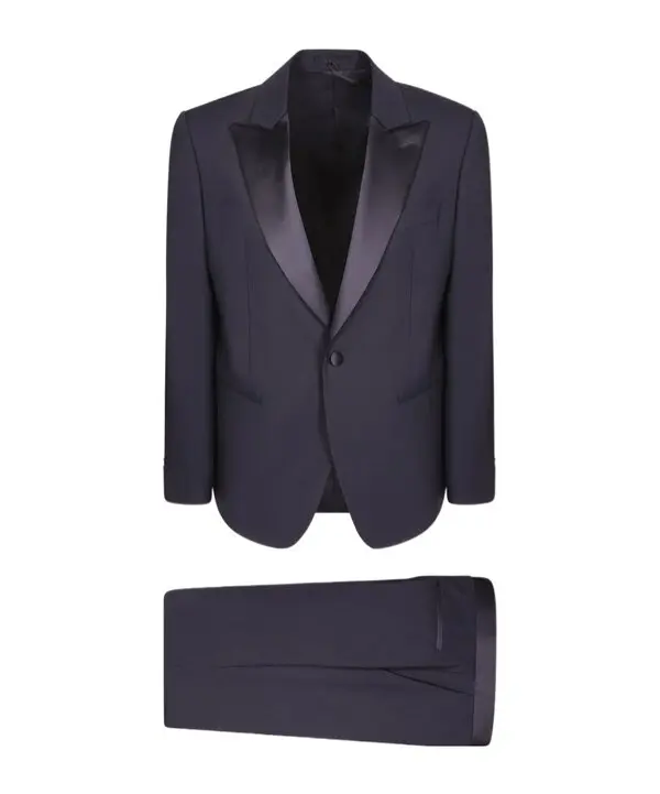 LARDINI Long-sleeved Blazer And Trousers Set
