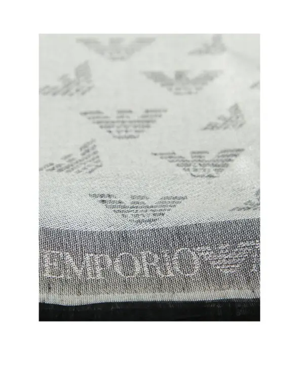 Emporio Armani Logo Shawl