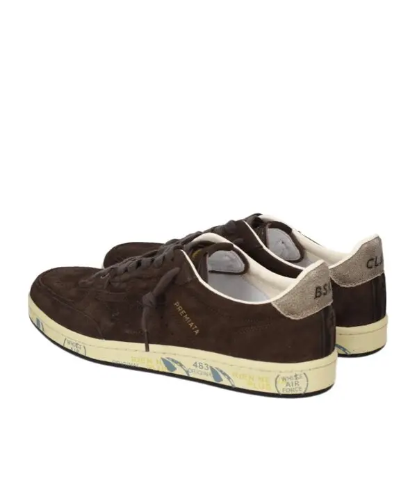 Premiata Bskt Suede Leather Sneakers