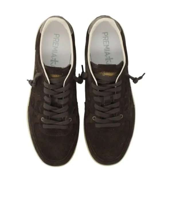 Premiata Bskt Suede Leather Sneakers