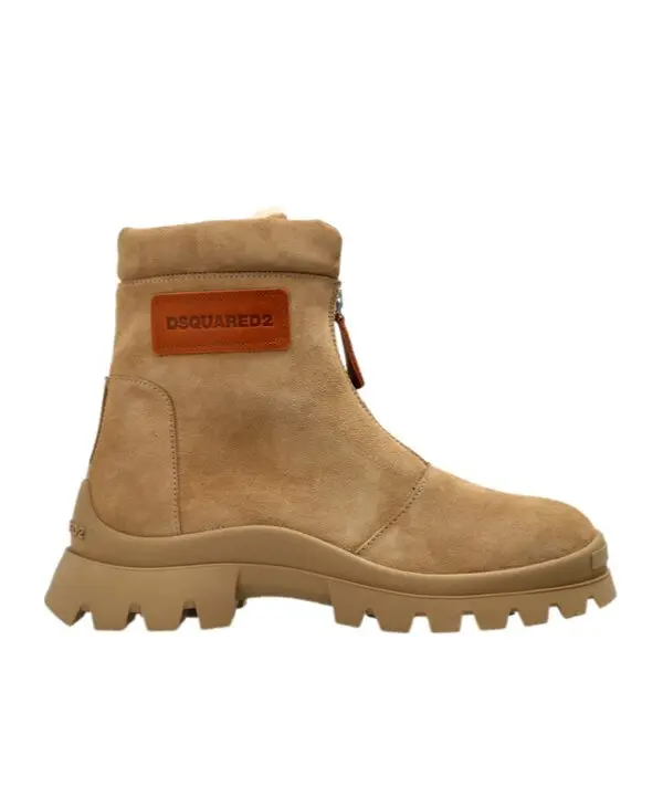 Dsquared2 Zippered Ankle Boots - Brown