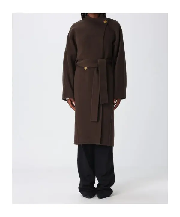 Alberta Ferretti Belted Coat - Black