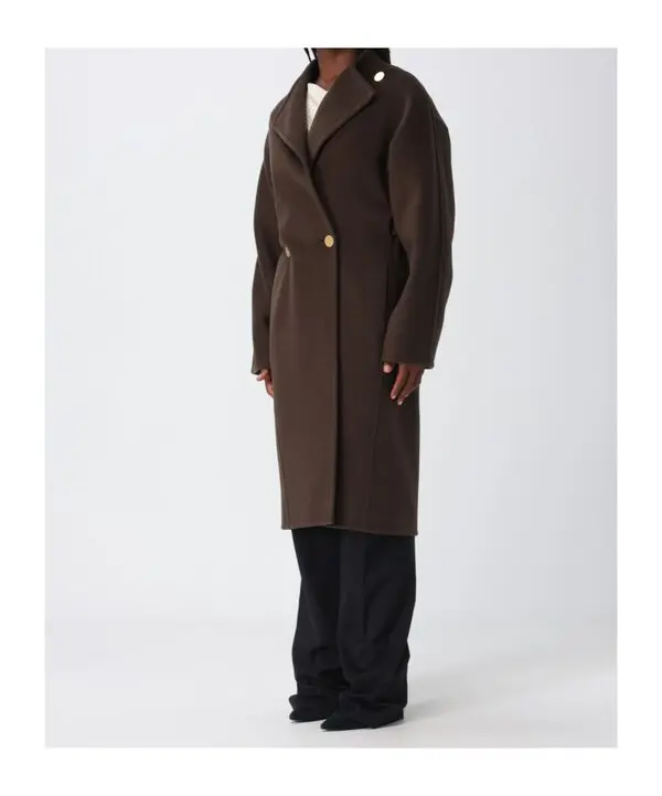 Alberta Ferretti Belted Coat - Black