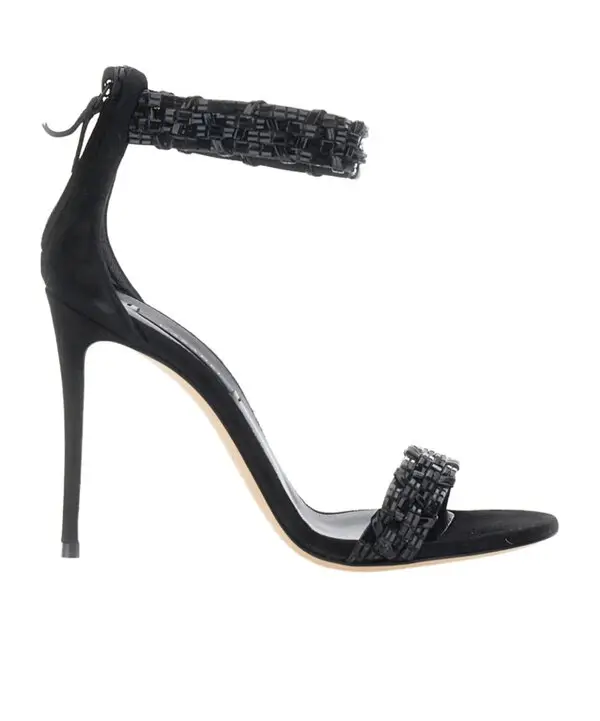 Casadei Braided Stiletto Heels With Buckle Fastening
