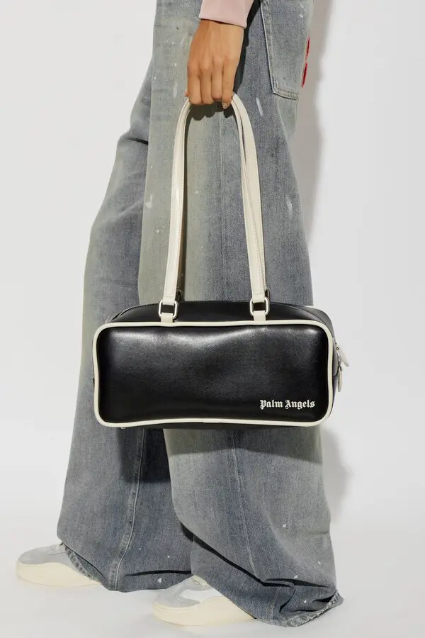 Palm Angels White Shoulder Bag